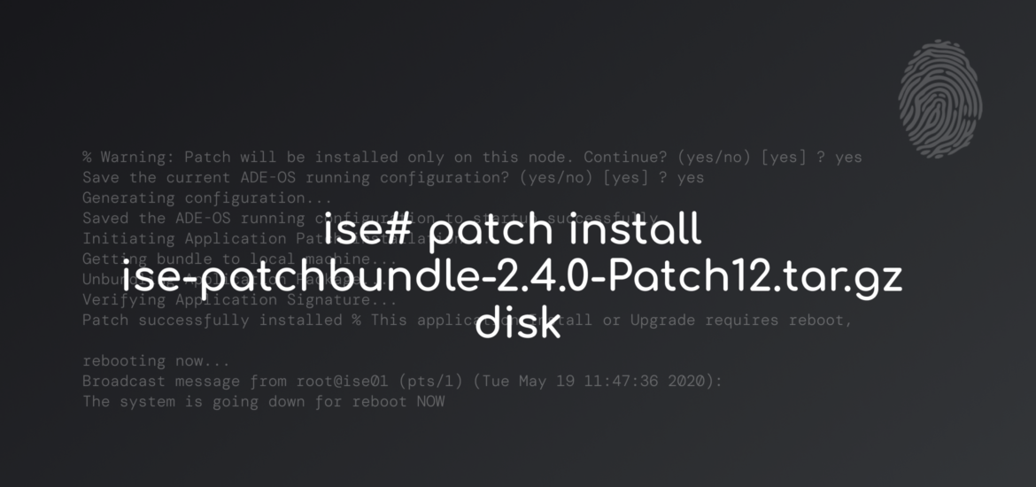Patching Standalone Ise Via Cli Dependency Hell